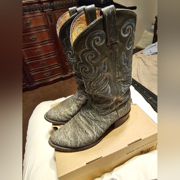 Tony Lama | Shoes | Tony Lama Vintage Elephant Skin Boots Mens 9ee ...